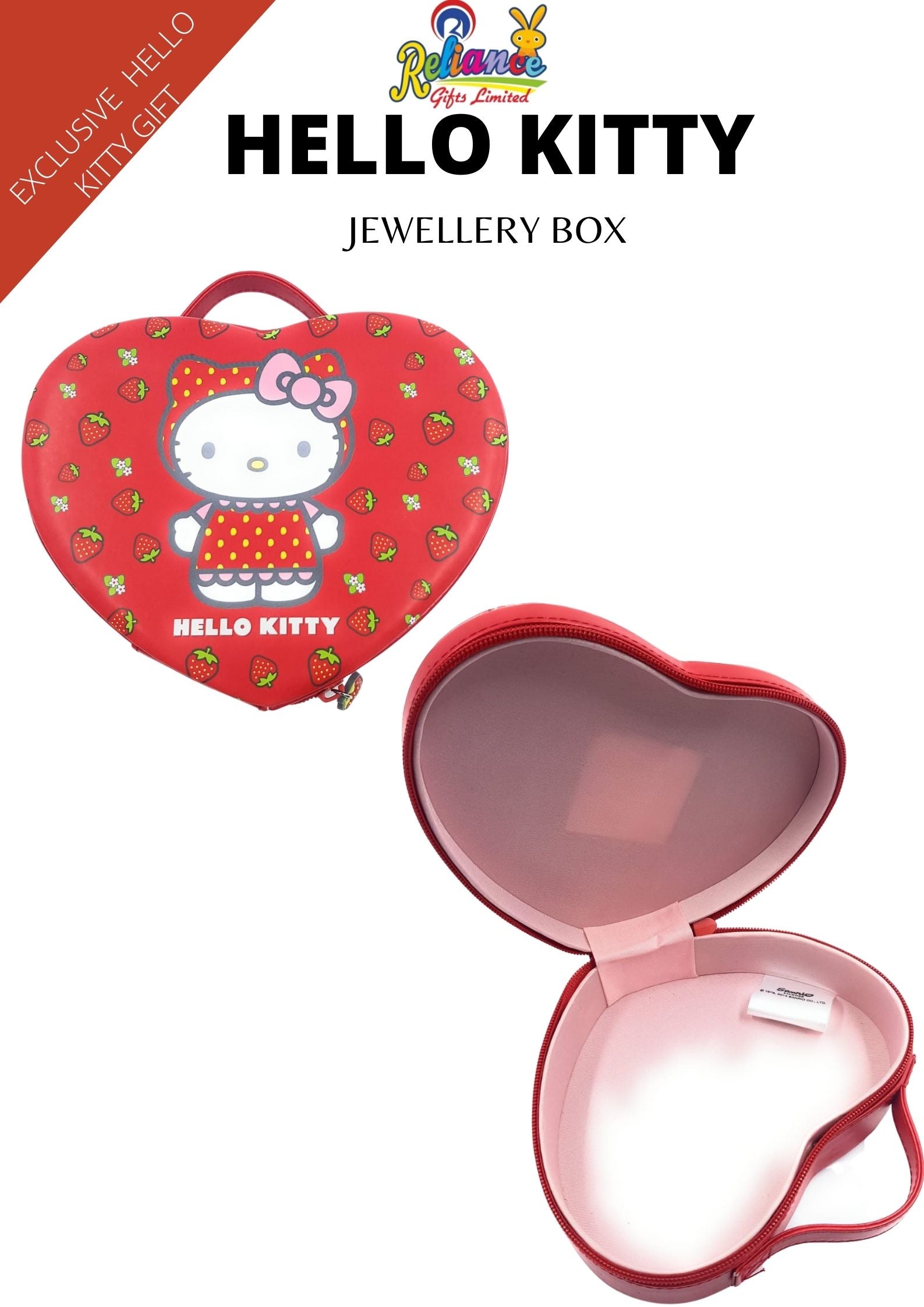 Hello Kitty Storage Box-Jewellery Box (Strawberry) – Reliancegifts