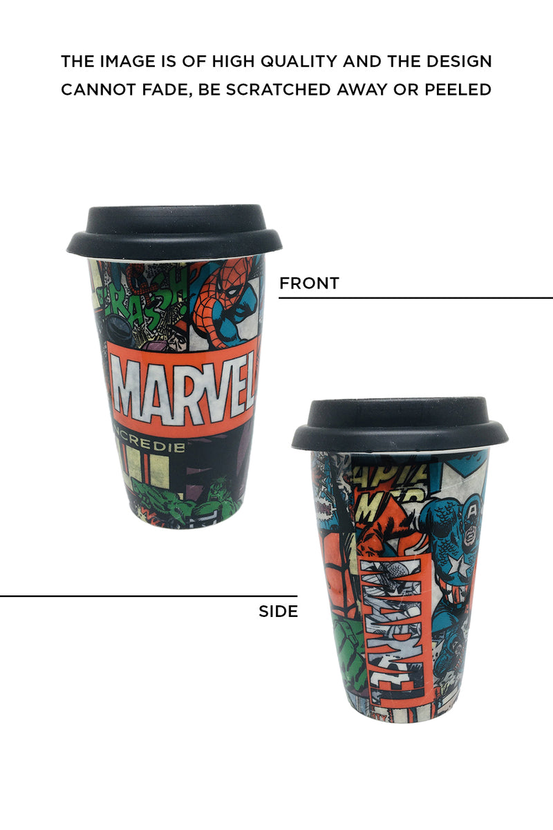 Marvel Comic Ceramic Travel Mug – Reliancegifts