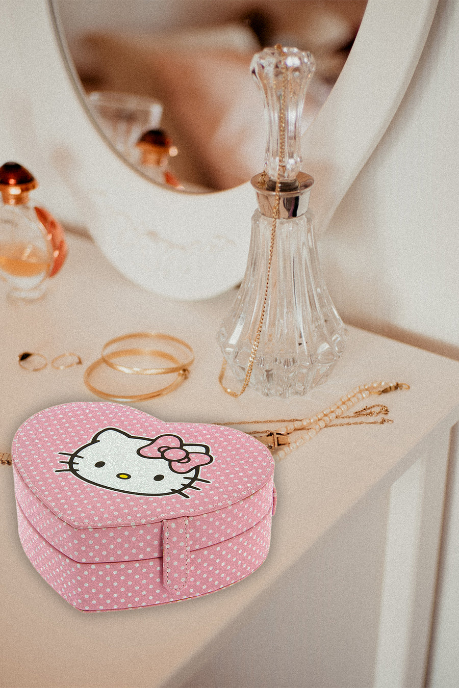 Hello Kitty Pink Heart Jewellery Box – Reliancegifts